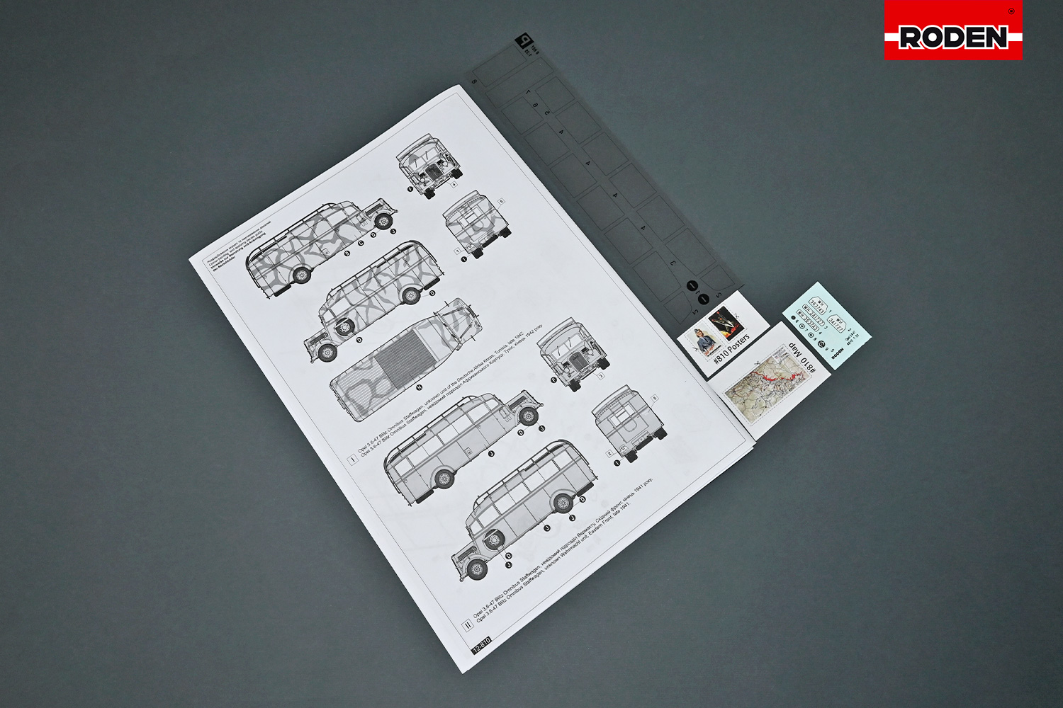 Roden Opel Blitz Omnibus W39 Stabswagen (1/35) RD-810 – Hobby Link ...