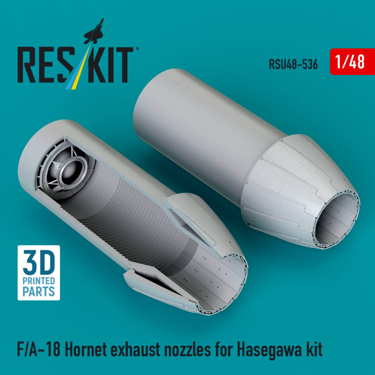 Reskit F/A-18 Hornet exhaust nozzles for Hasegawa kit (3D Printed) (1/48) RSU48-0536 – Hobby ...